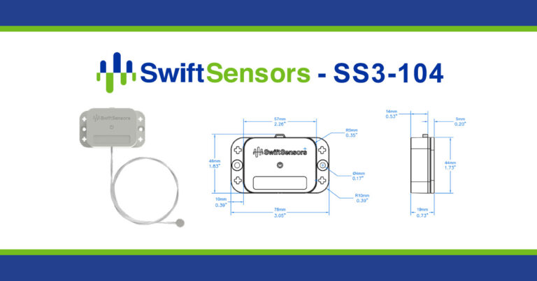 SS3-104: Wireless Medical Grade Temperature Sensor - Swift Sensors