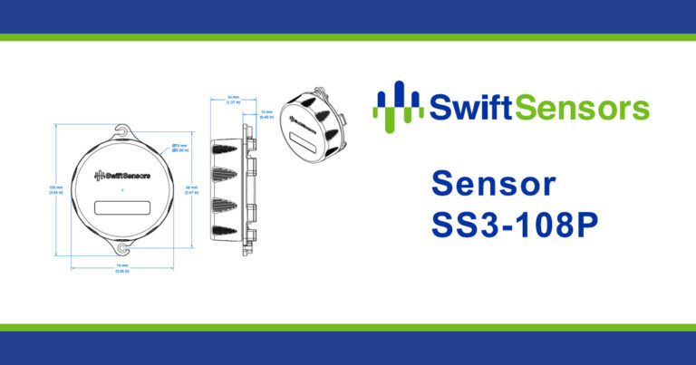 SS3-108P: Wireless Water Detection Puck Sensor - Swift Sensors