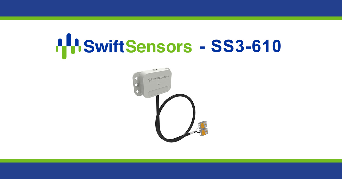 SS3-610: Wireless 0–500VAC Voltage Meter - Swift Sensors